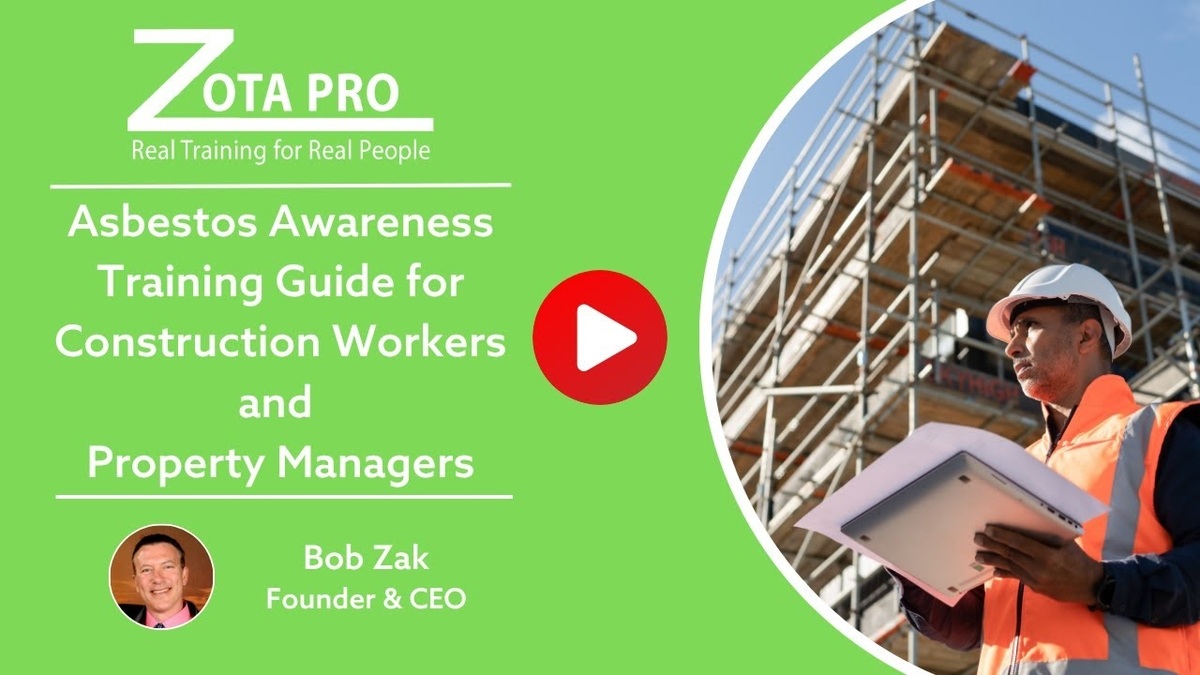 Lead, Asbestos, Mold, & OSHA Online Certification | ZOTA Pro
